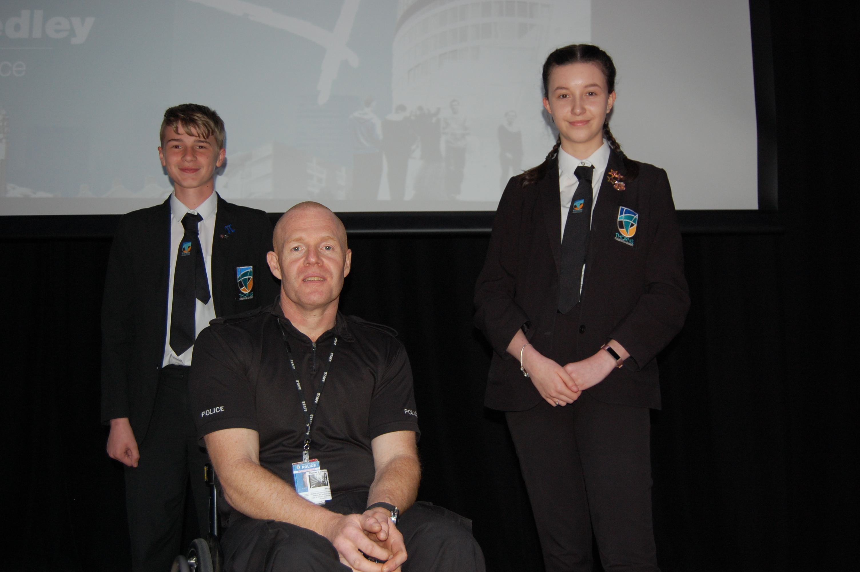 PC Rob Pedley MBE discusses Knife Crime with Year 10 & 11 - THORNS ...